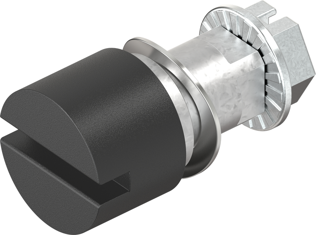 EMKA 1000-U329 Insert slot 2 x 4, Zinc die black powder-coated — Steel ...