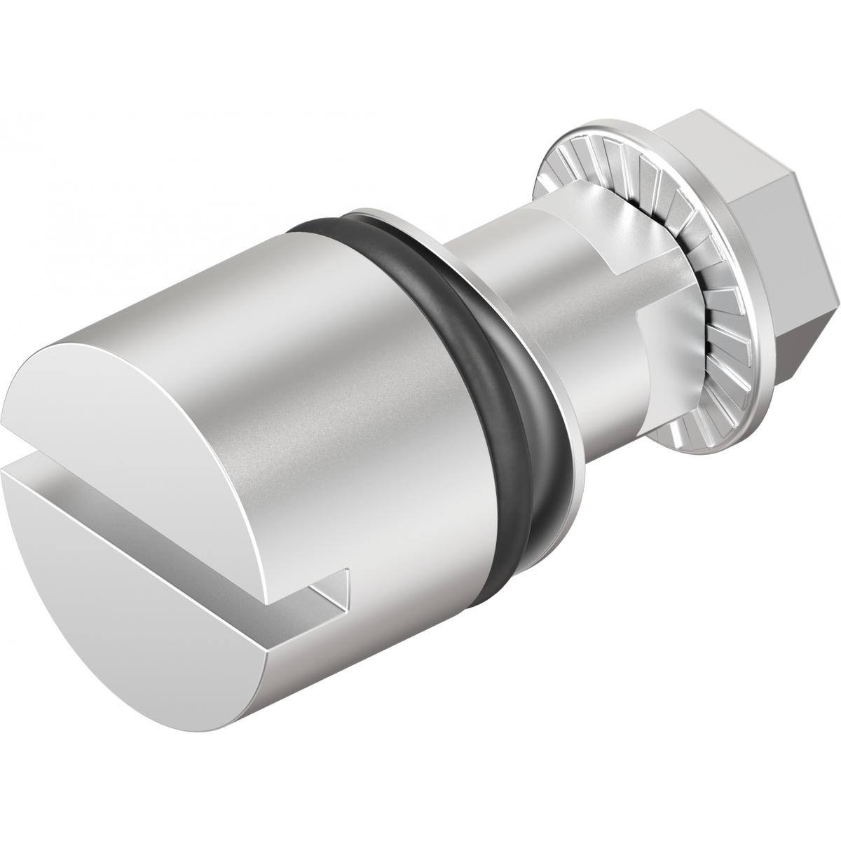 EMKA 1000-U630 Insert with slot 2x4, Stainless steel AISI 303; with O ...