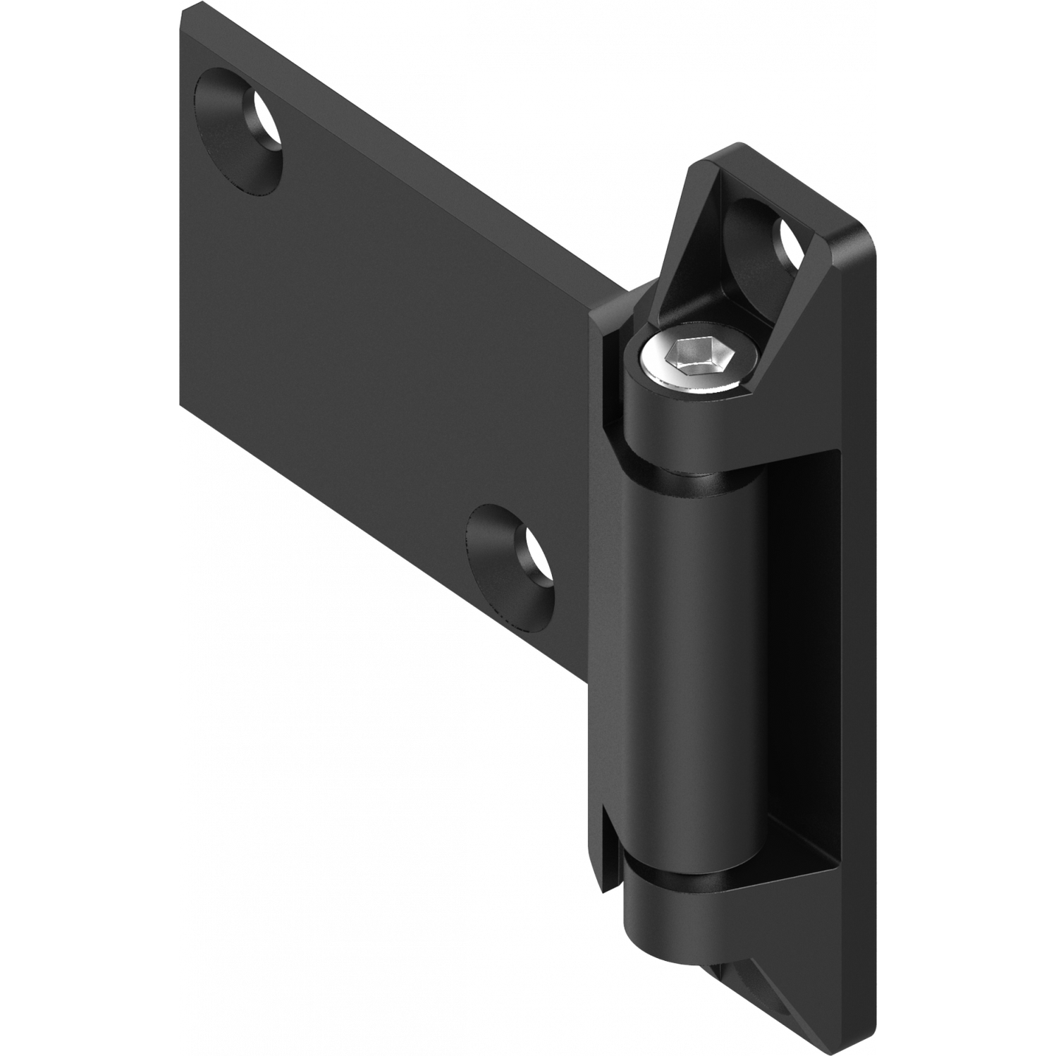 EMKA 1054-U31 180 Degree 3D Hinge, Zinc die black powder-coated — Steel ...