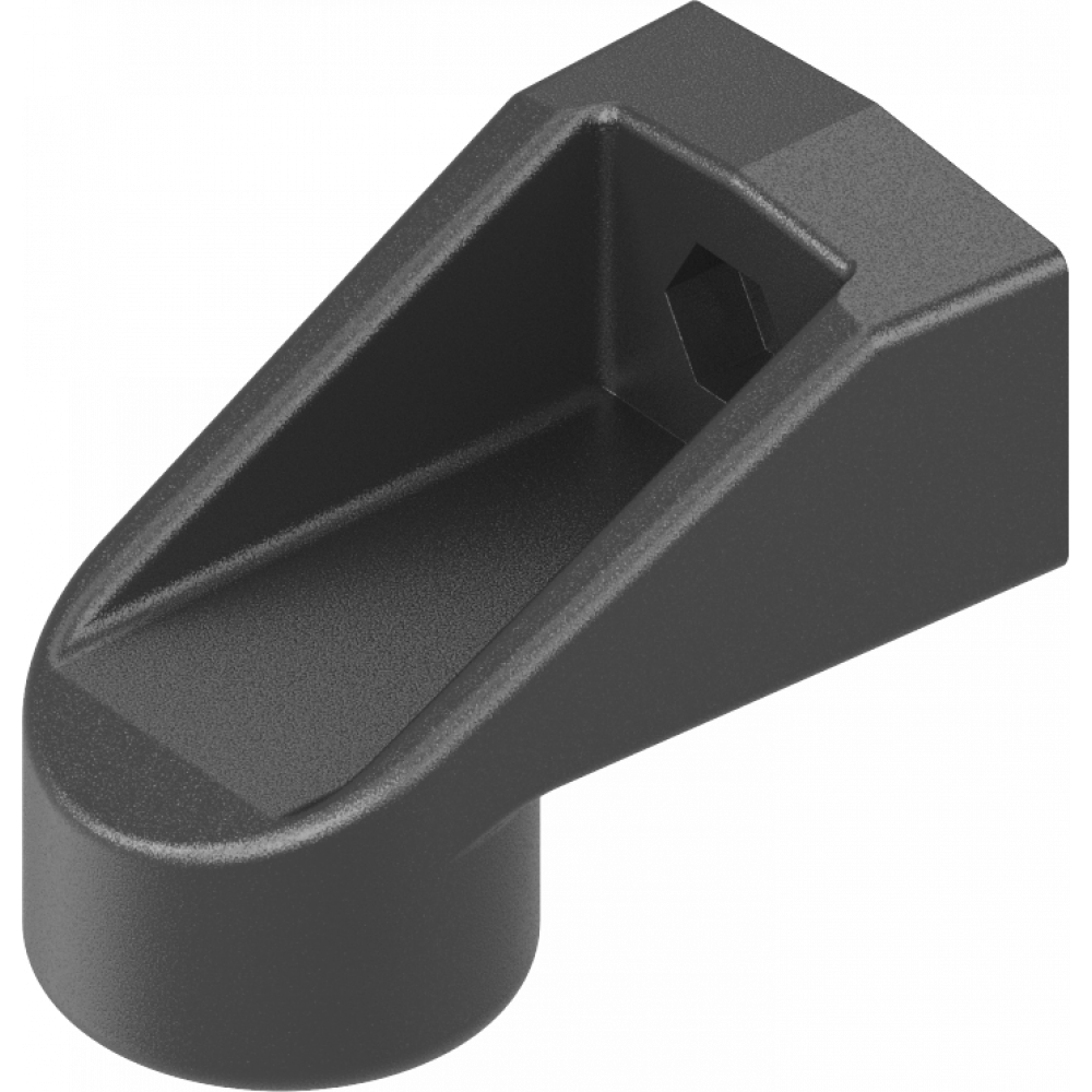 EMKA 1095-07 Handle piece, Polyamide GF black — Steel City Supply