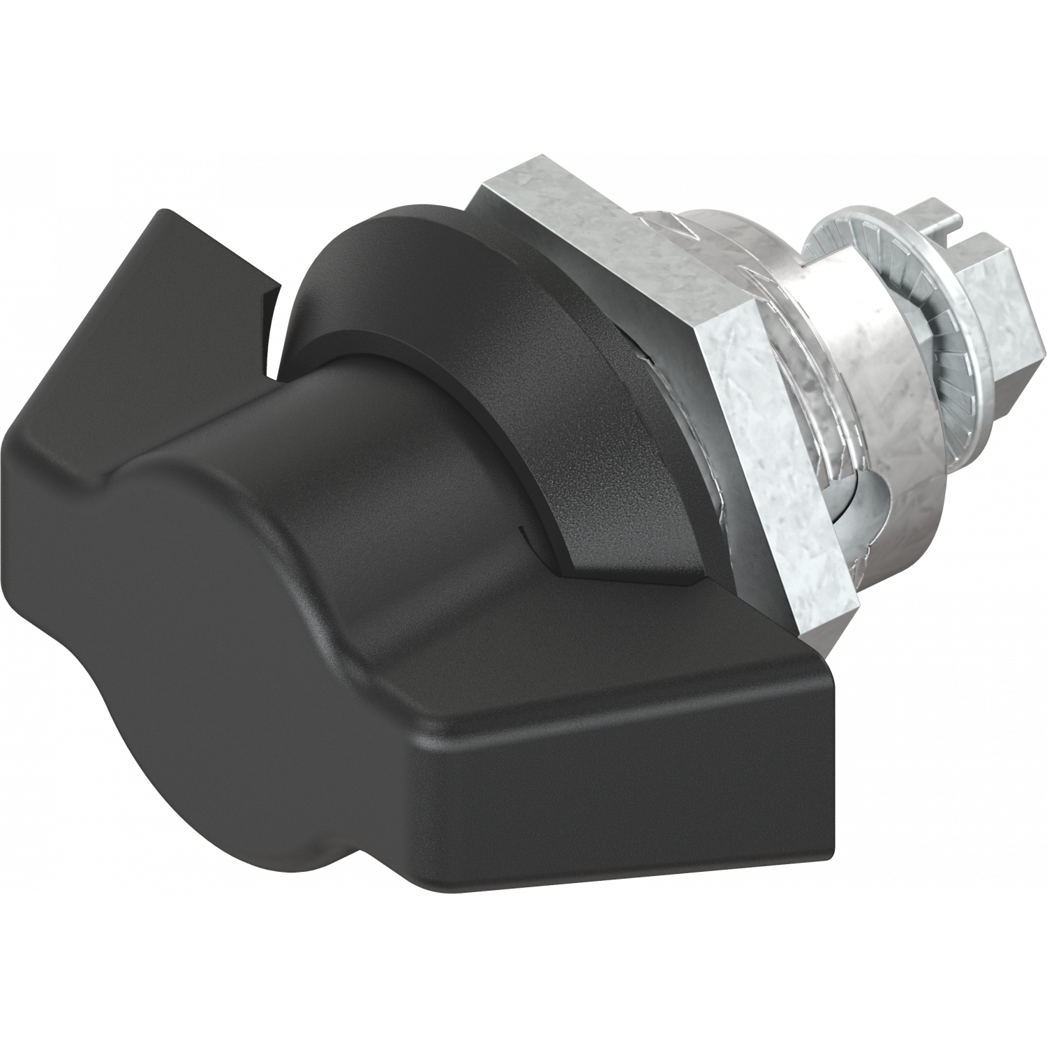 1000-U343 EMKA Non-Locking Black Polyamide Winghandle — Steel City Supply