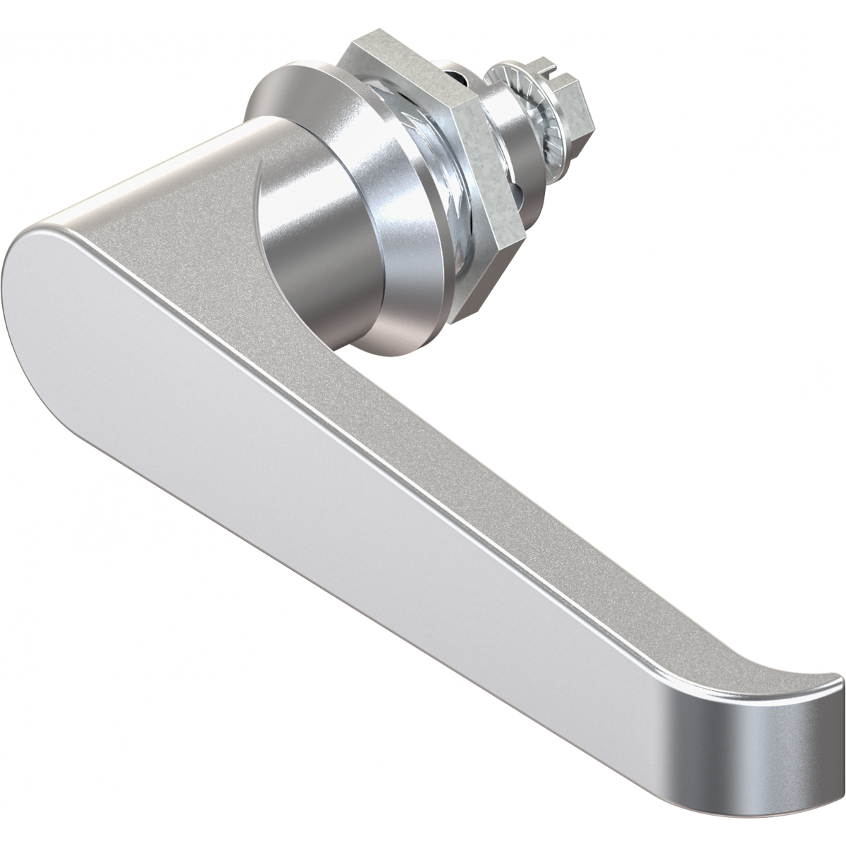 1000-U14 EMKA Non-Locking Chrome L-Handle — Steel City Supply