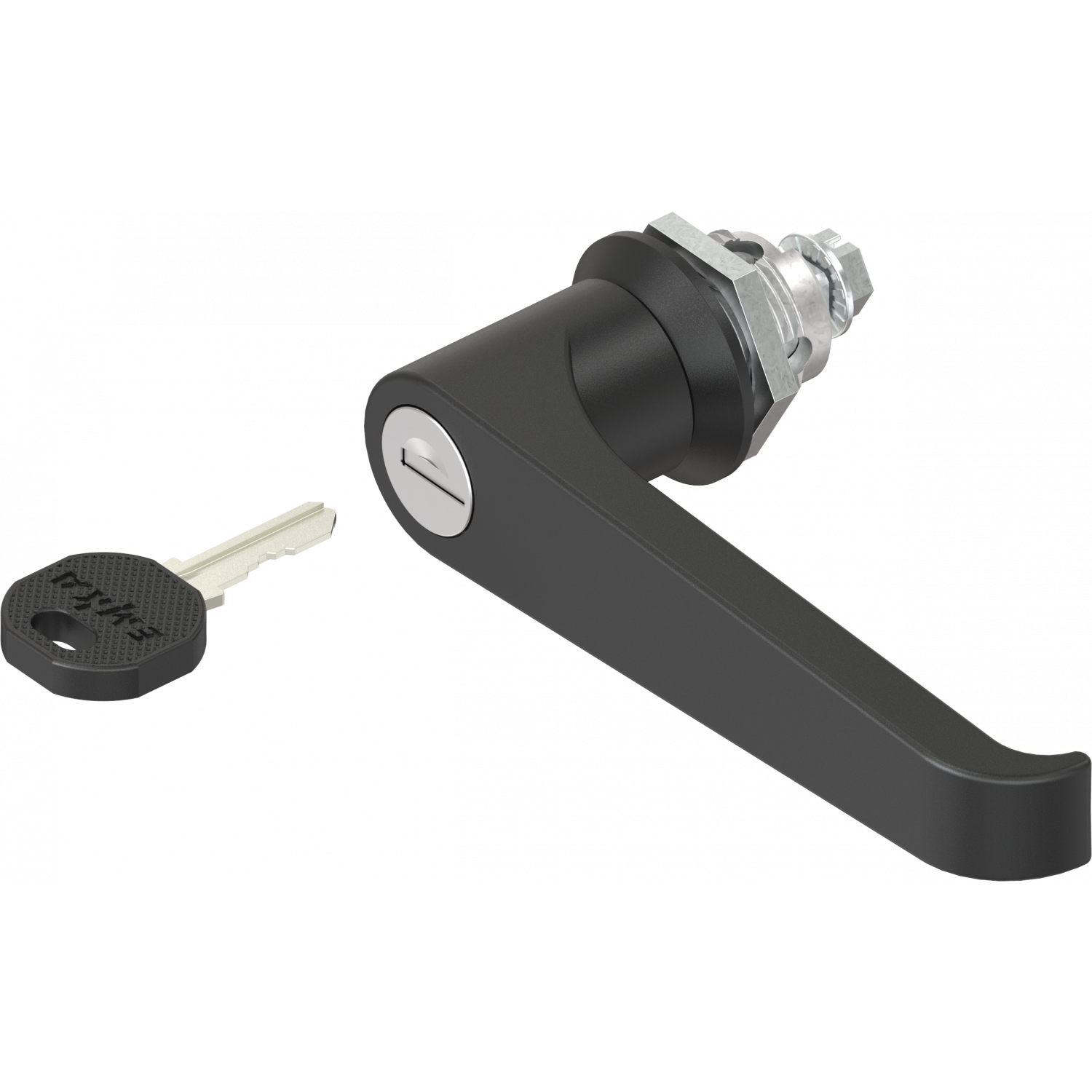 1000-U572 EMKA Locking Black Polymide Keyed EK333 L-Handle — Steel City ...