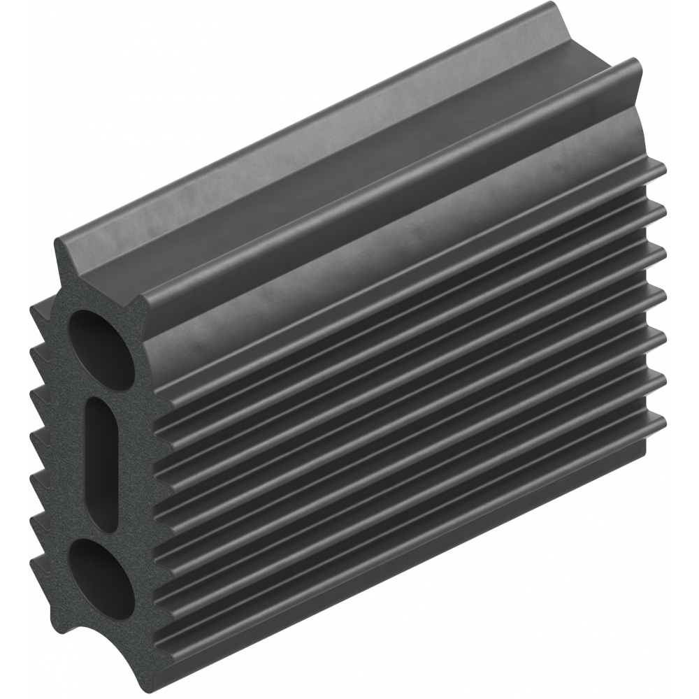 1003-13 EMKA 4-Lip Sponge Rubber Gasket — Steel City Supply