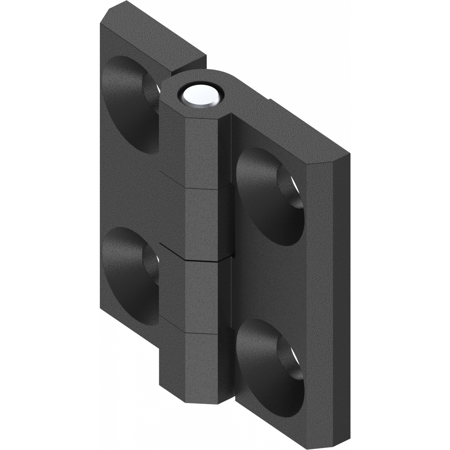 1056-U14 EMKA Screw-On Prominent Hinge with Countersunk — Steel City Supply