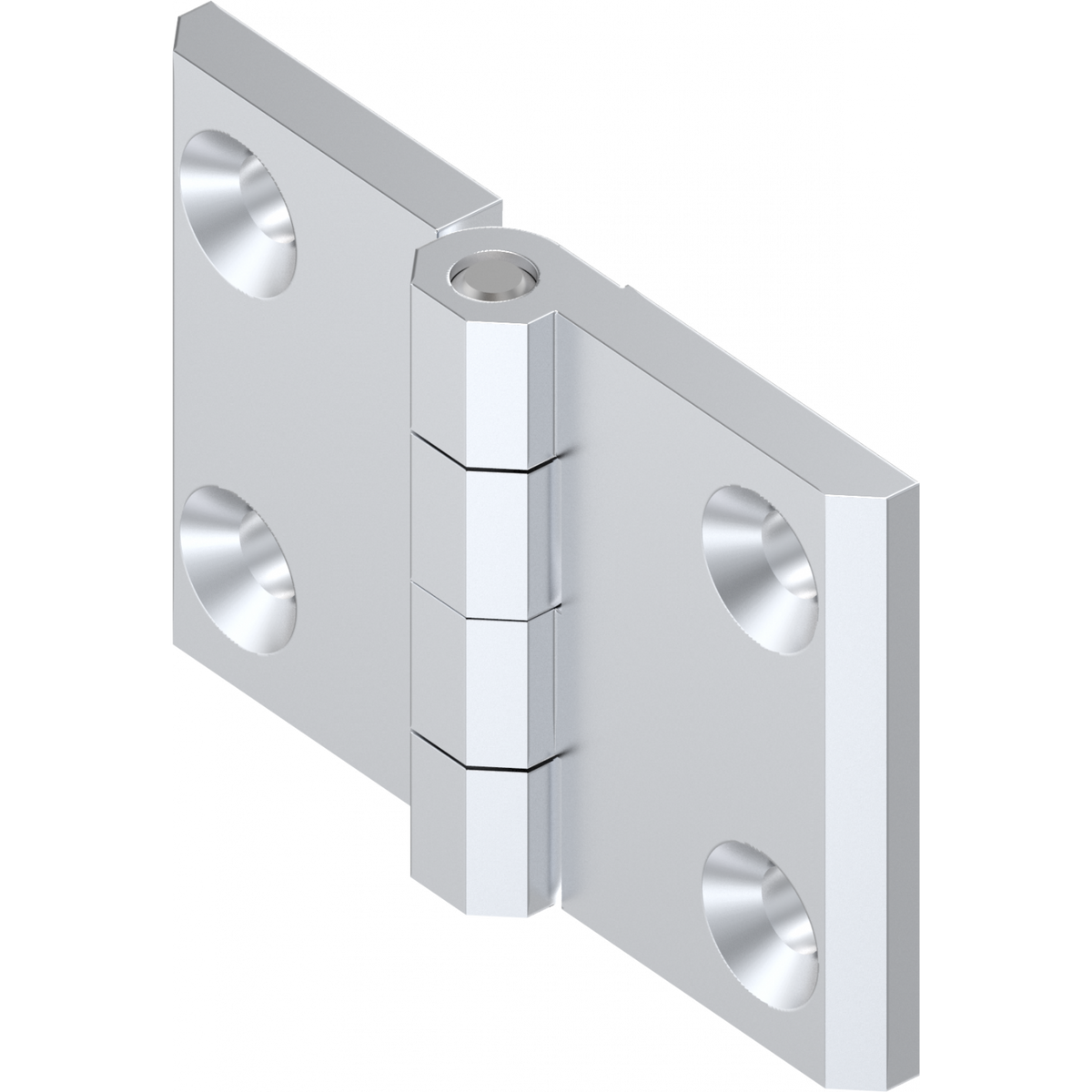 1056-U17 EMKA Screw-On Prominent Hinge with Countersunk — Steel City Supply