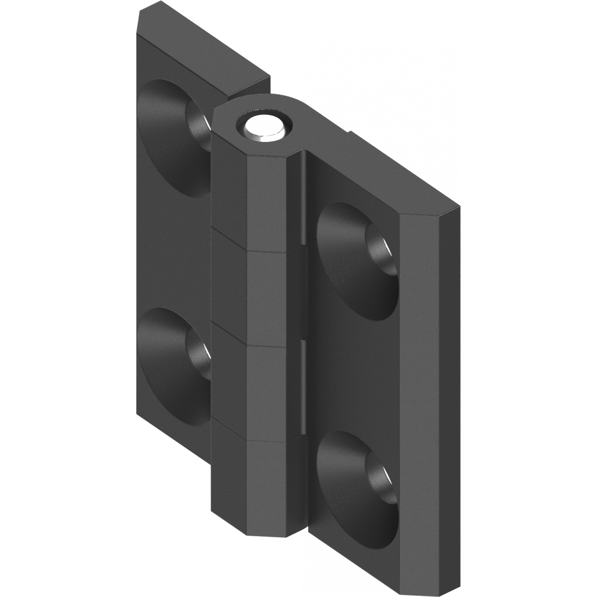 1056-U31 EMKA Screw-On Prominent Hinge with Countersunk — Steel City Supply