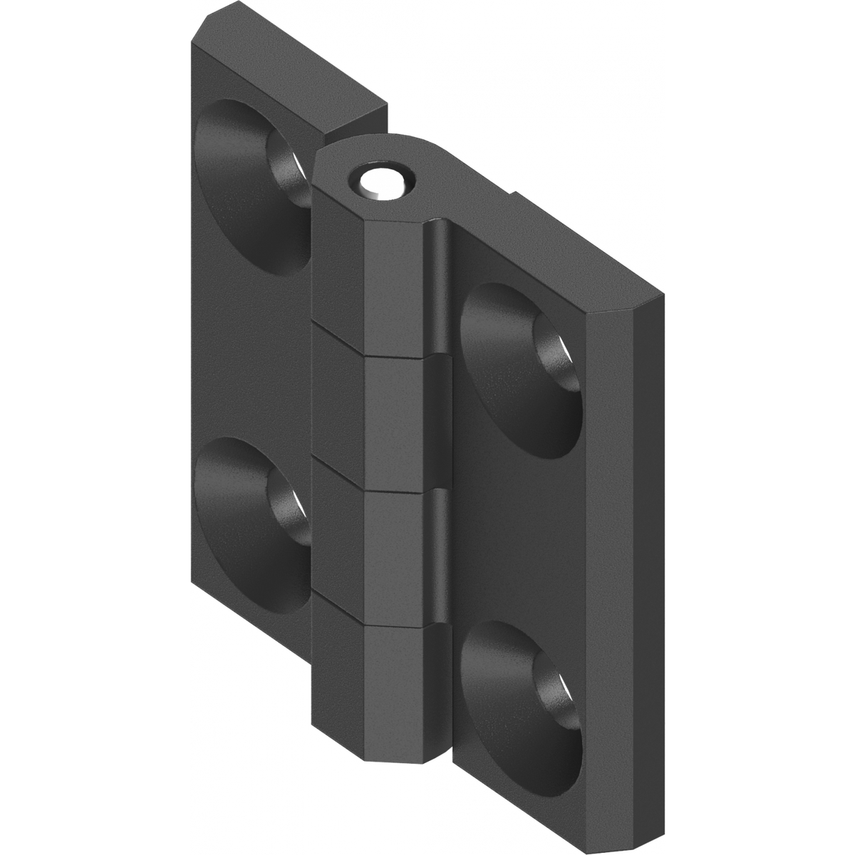 1056-U30 EMKA Screw-On Prominent Hinge with Countersunk — Steel City Supply