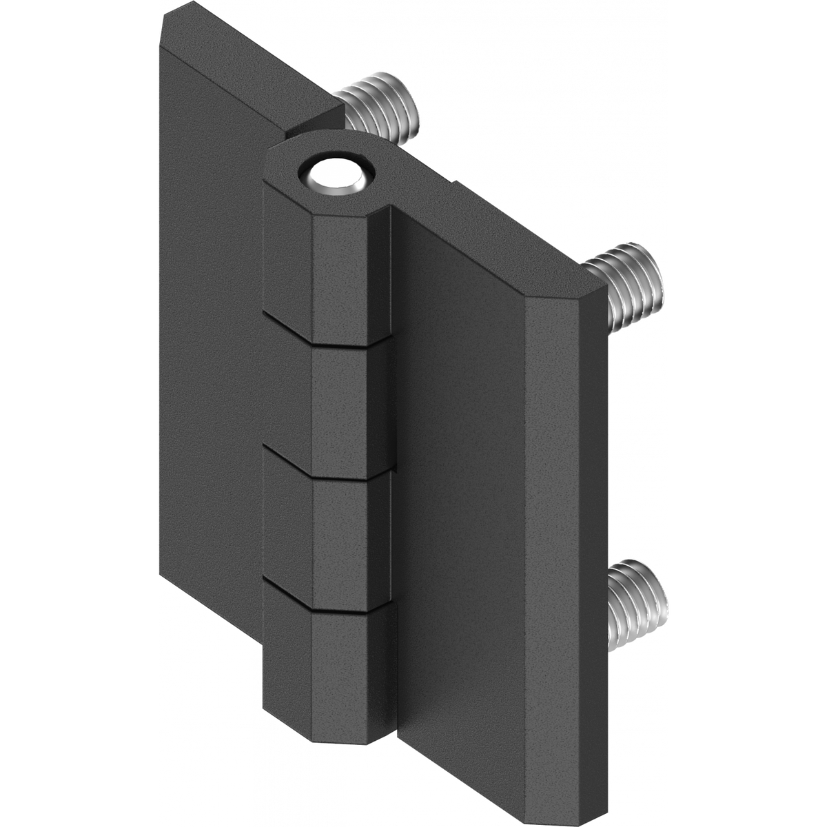1056-U8 EMKA Screw-On Prominent Hinge with M6 Stud — Steel City Supply