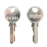 1108-1-1 EMKA EK333 Key Silver Grip Key — Steel City Supply